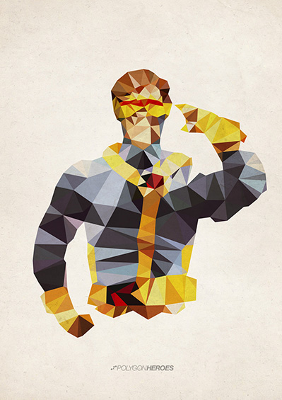 Bethany Mincher: Polygon Art - Comic book characters!