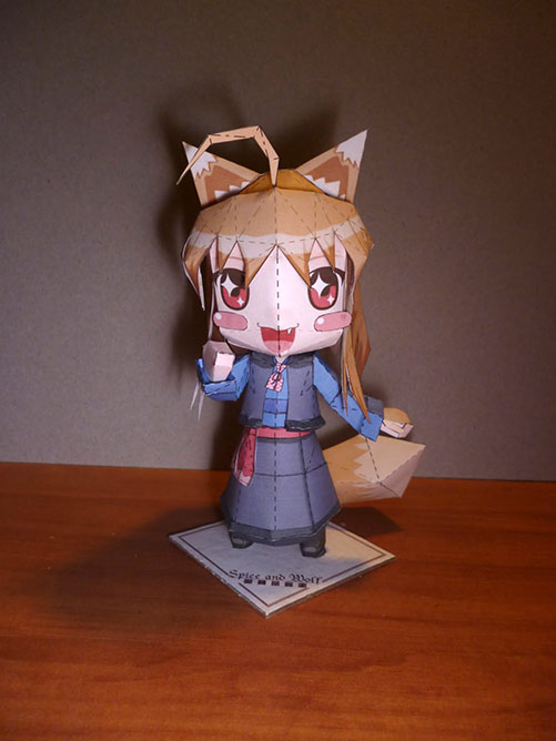 Spice and Wolf: Chibi Holo Papercraft | Paperized Crafts