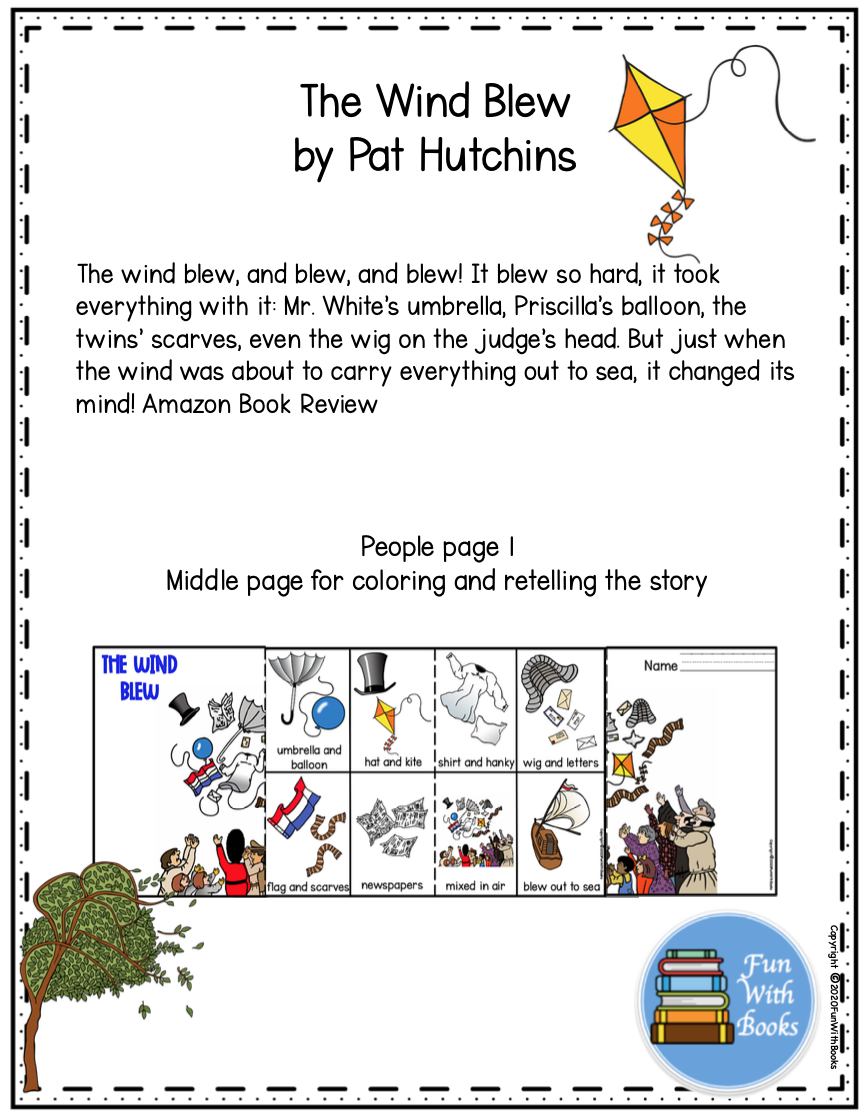 THE WIND BLEW BOOK CRAFT ~ Book Units by Lynn