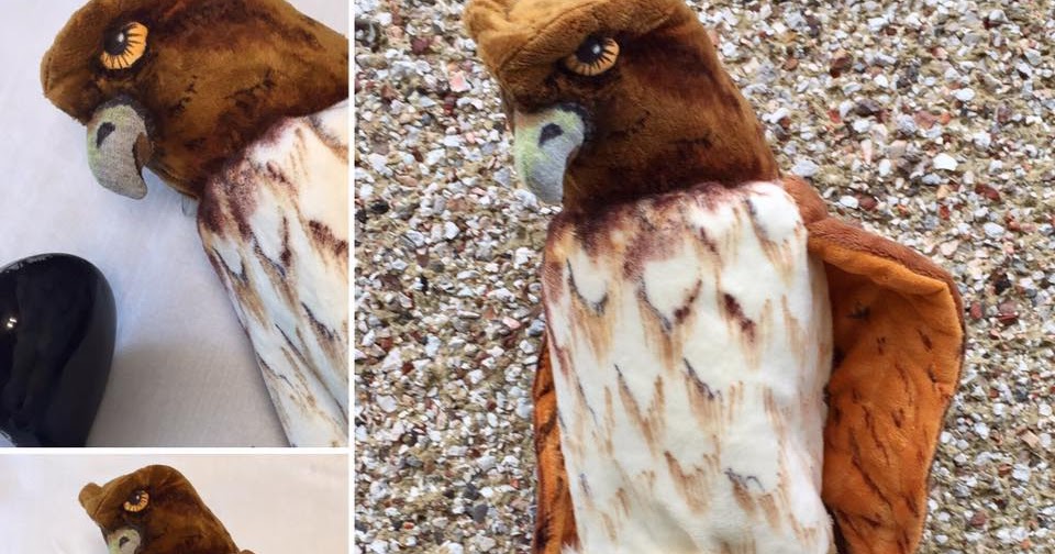Custom Golf headcovers and puppets : Red Tailed HAWK - custom golf ...