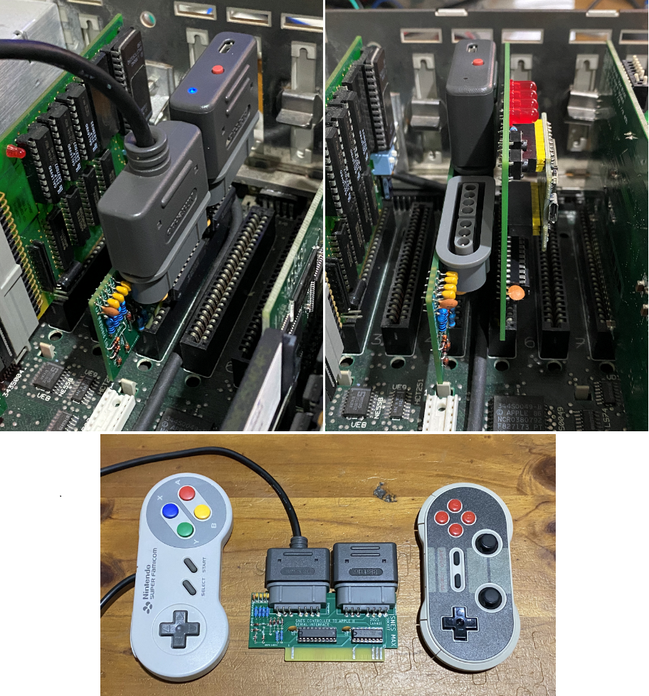 Apple II Projects: Game Controller - SNES MAX - SNES Controller to ...