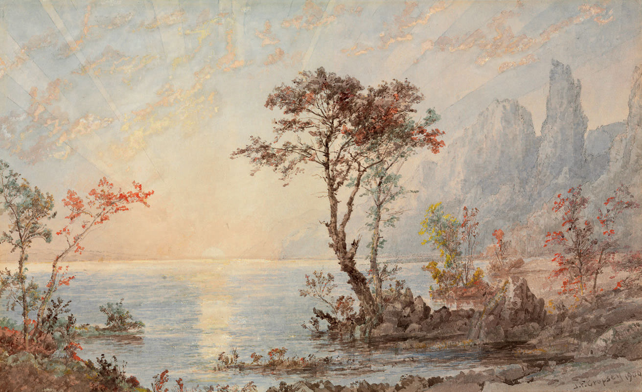 Jasper Francis Cropsey | Hudson River School painter | Tutt'Art ...