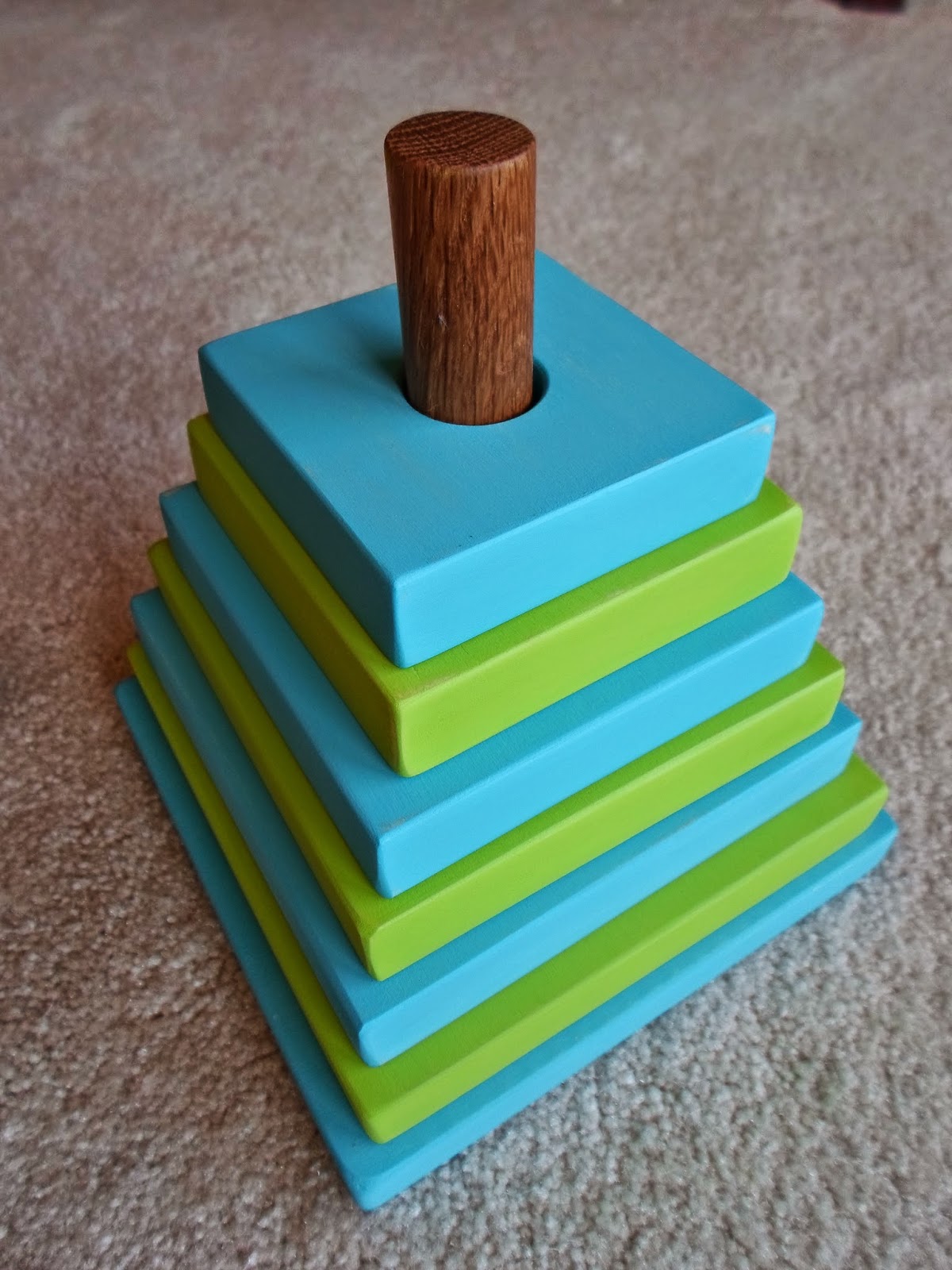 cheriesparetime: Wood Stacker Toy