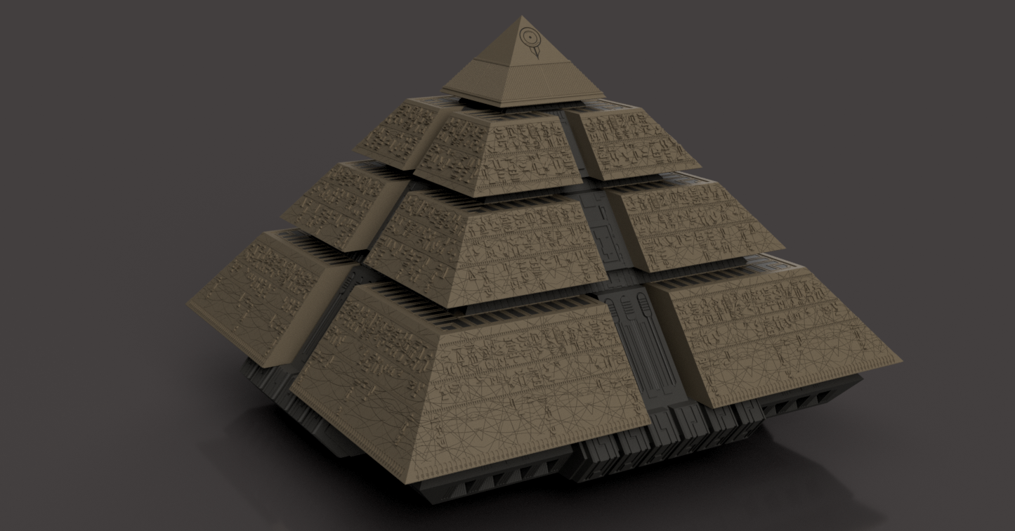 Stargate Pyramid 3D print model | The3Dprinting 3D print Dioramas ...