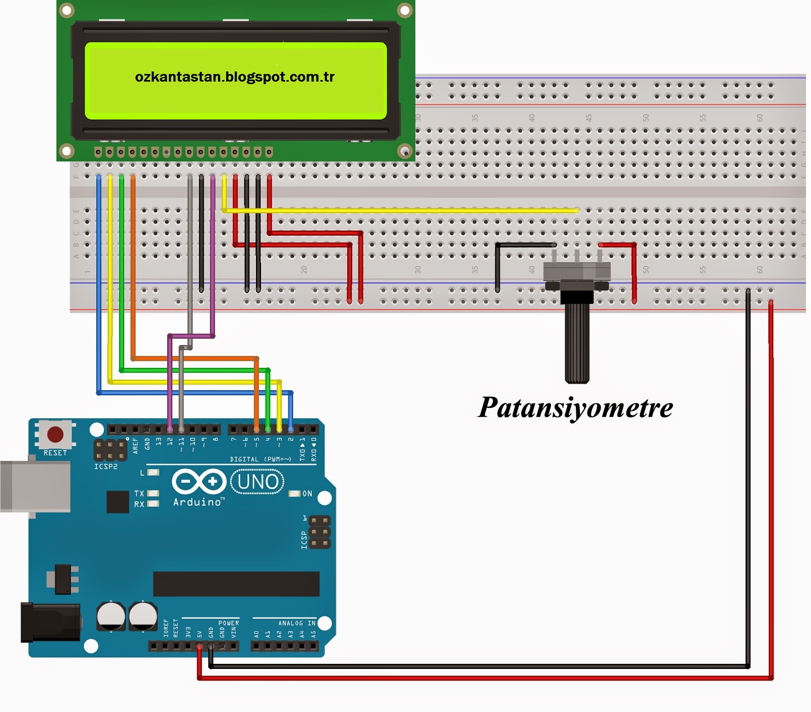 Arduino Proje Adan Zye Arduino Ile Lcd Kullanımı