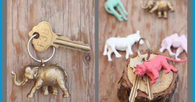 DIY And Household Tips: Make Your Own Animal Keychain Party Favors