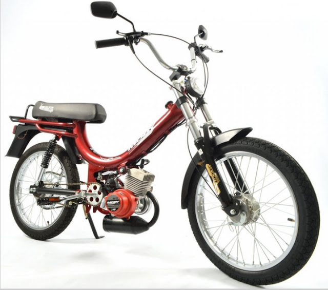 Triciclo bencinero 48cc 4t: Bicimoto motor 4 Tiempos 49cc Bikelete