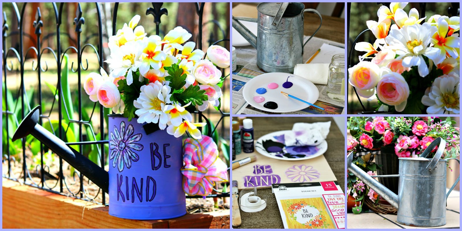 Ten On The Tenth Hop| Recycled Mother's Day Watering Can - At Home with ...