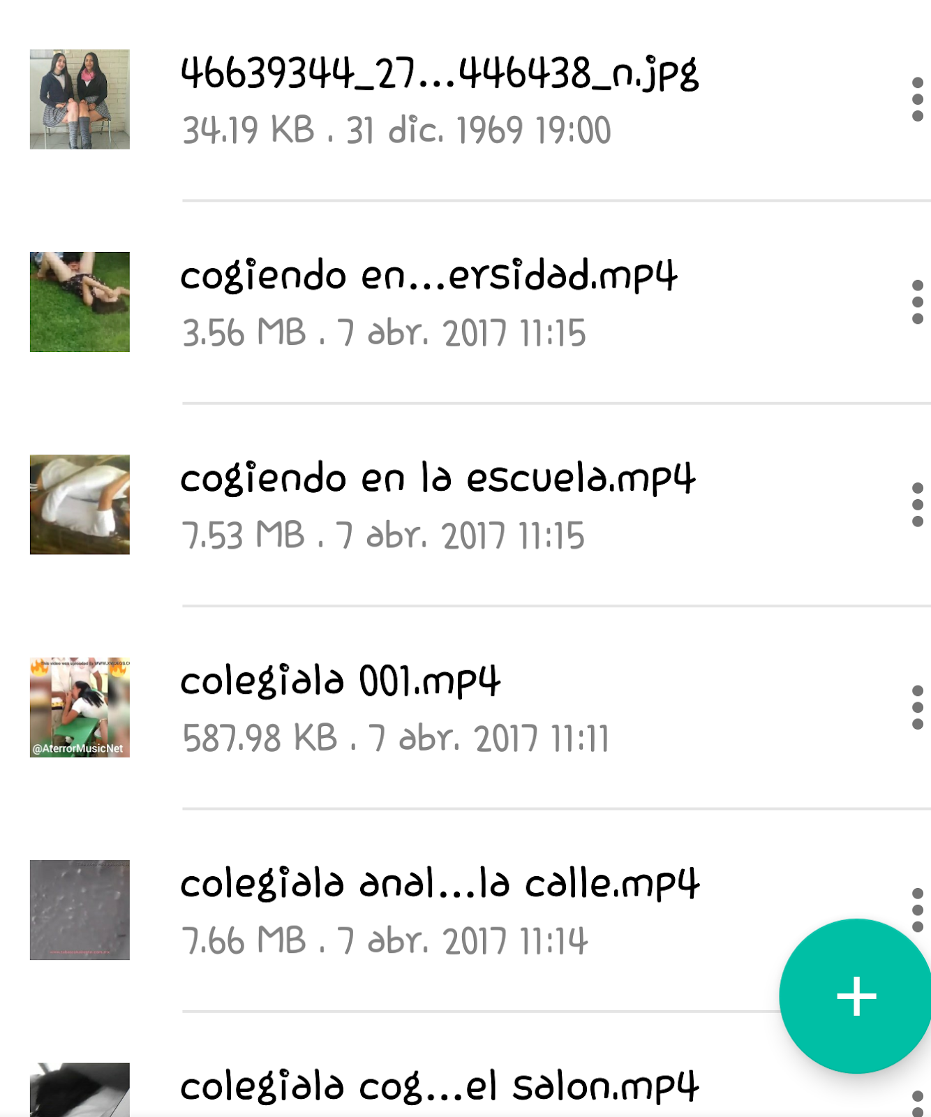 Exclusivo pack de 28 videos de colegialas por mega