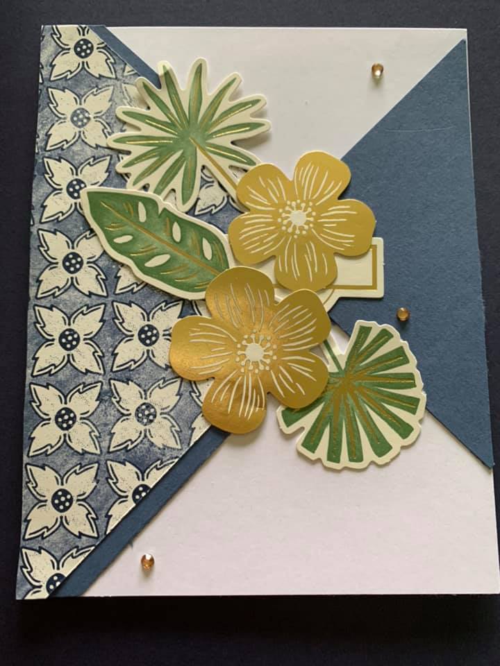 SipCraftCare: Layered Triangle Cards - how to make 2 quick easy, very ...