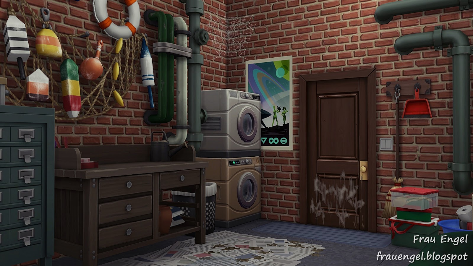 Frau Engel: Toy Story. Andy's House. Two versions.