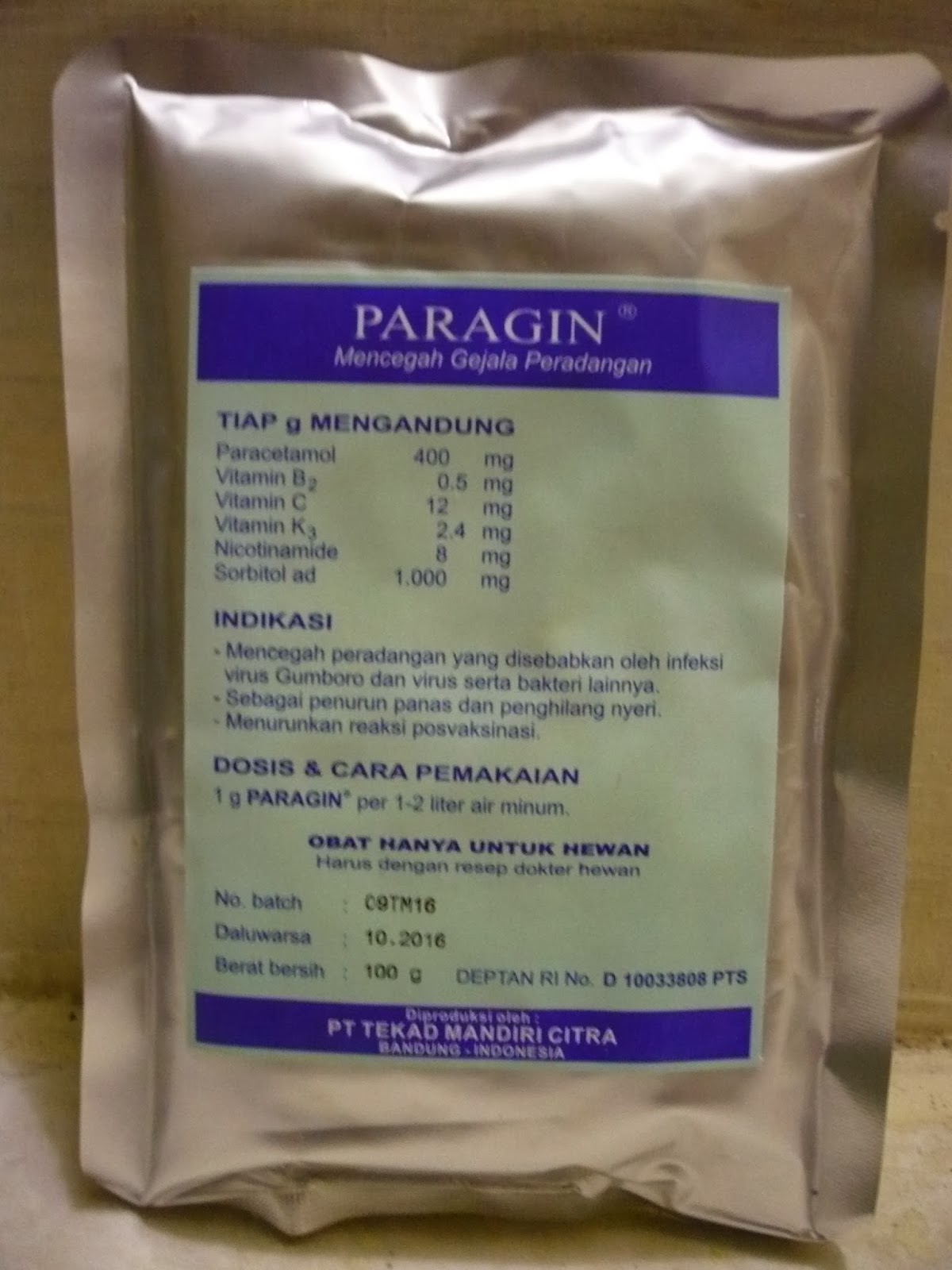 Isam Poultry Shop: PARAGIN®