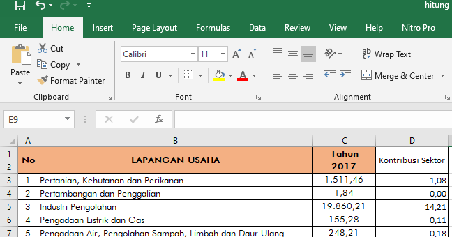 Cara Proyeksi Kontribusi Masing-Masing Sektor Terhadap PDRB dengan ...