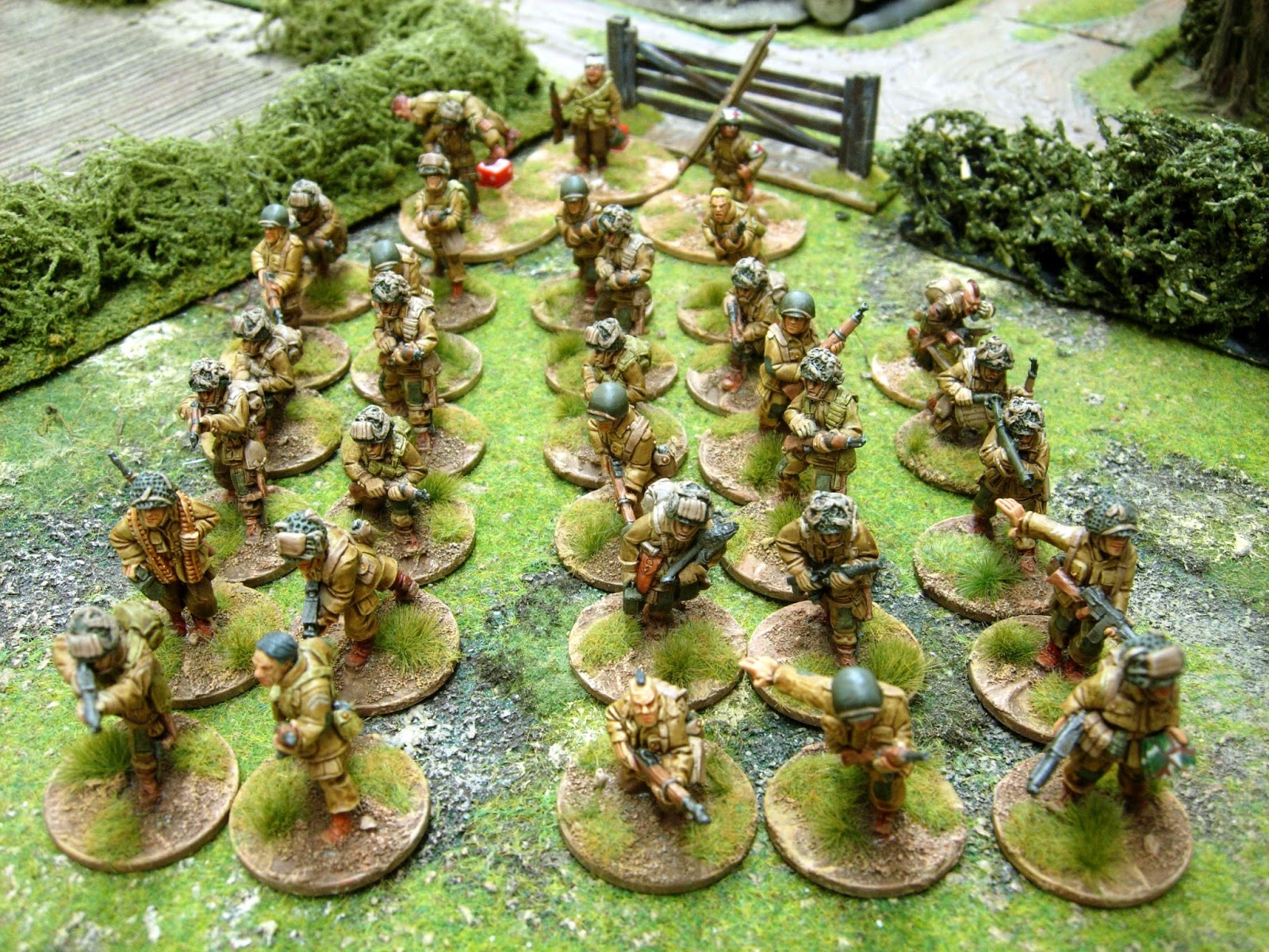 Wargaming with Silver Whistle: GERMAN SPLINTER CAMO and ww2 table