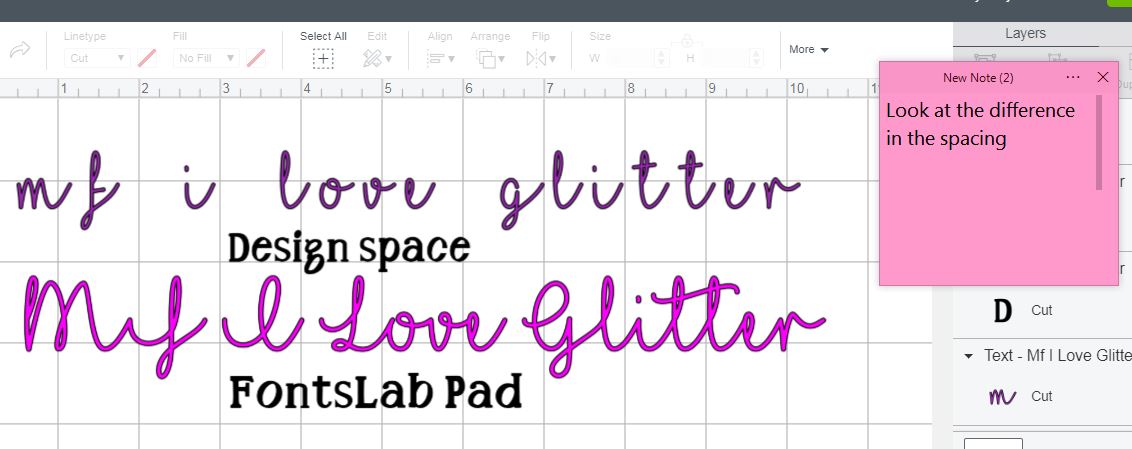 Using FontLab Pad To Create PERFECT text in Cricut Design Space