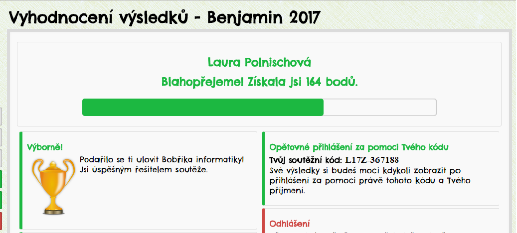 Laura Polnischová INFORMATIKA: Bobřík Informatiky