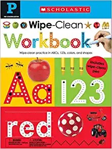 Book Information Club: Pre-K Wipe-Clean Workbook: Scholastic Early ...