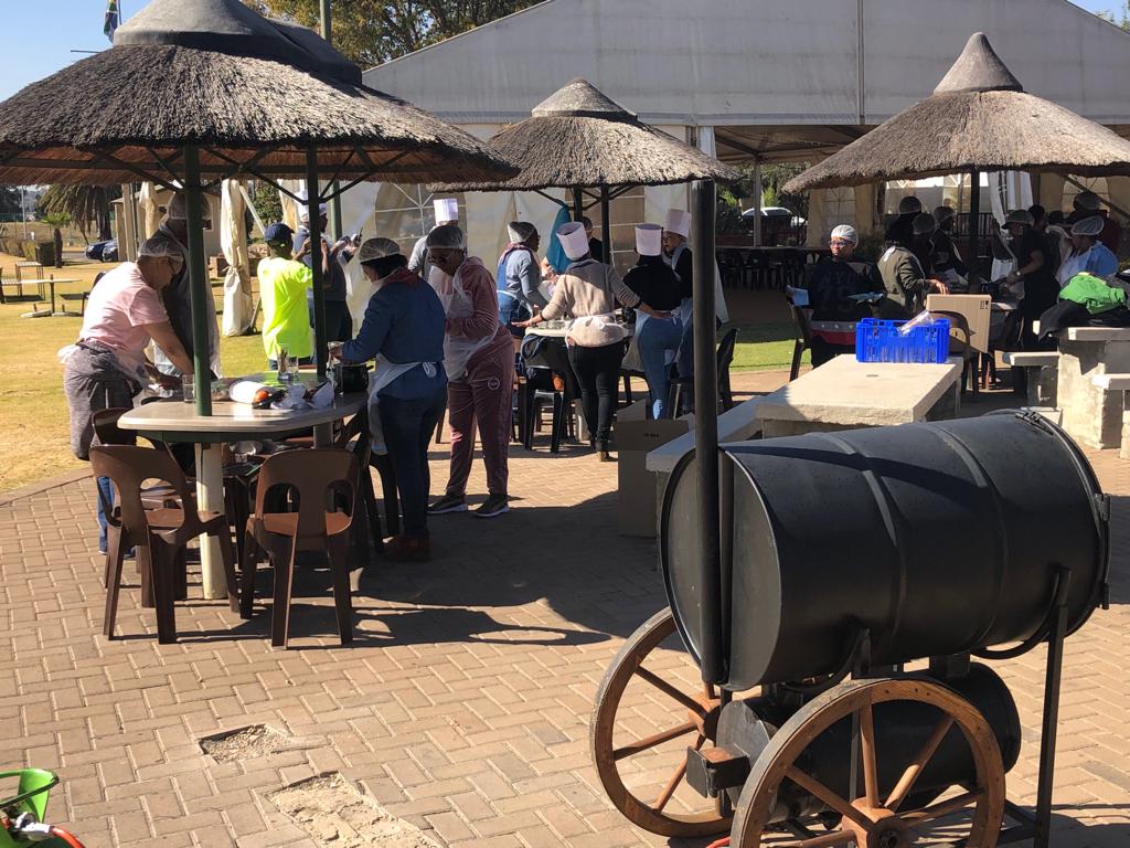 MasterChef Cook Off Team Building Sandton with a Spit Braai