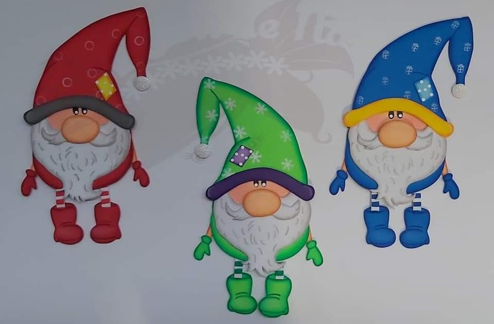 Gnomos de EVA: Molde grátis - Ver e Fazer