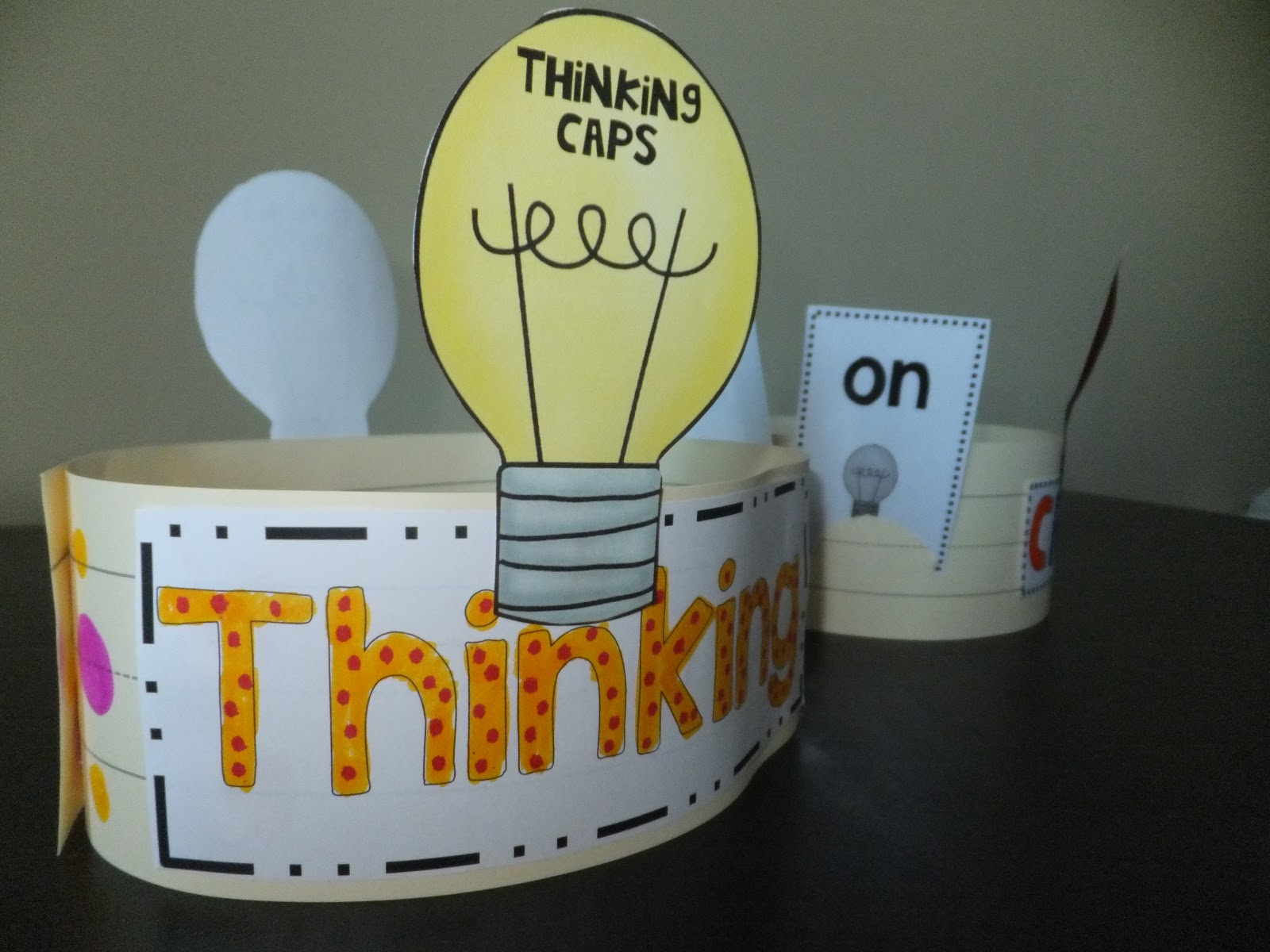 Crisscross Applesauce In First Grade: Thinking Caps ~ Sight Word Edition