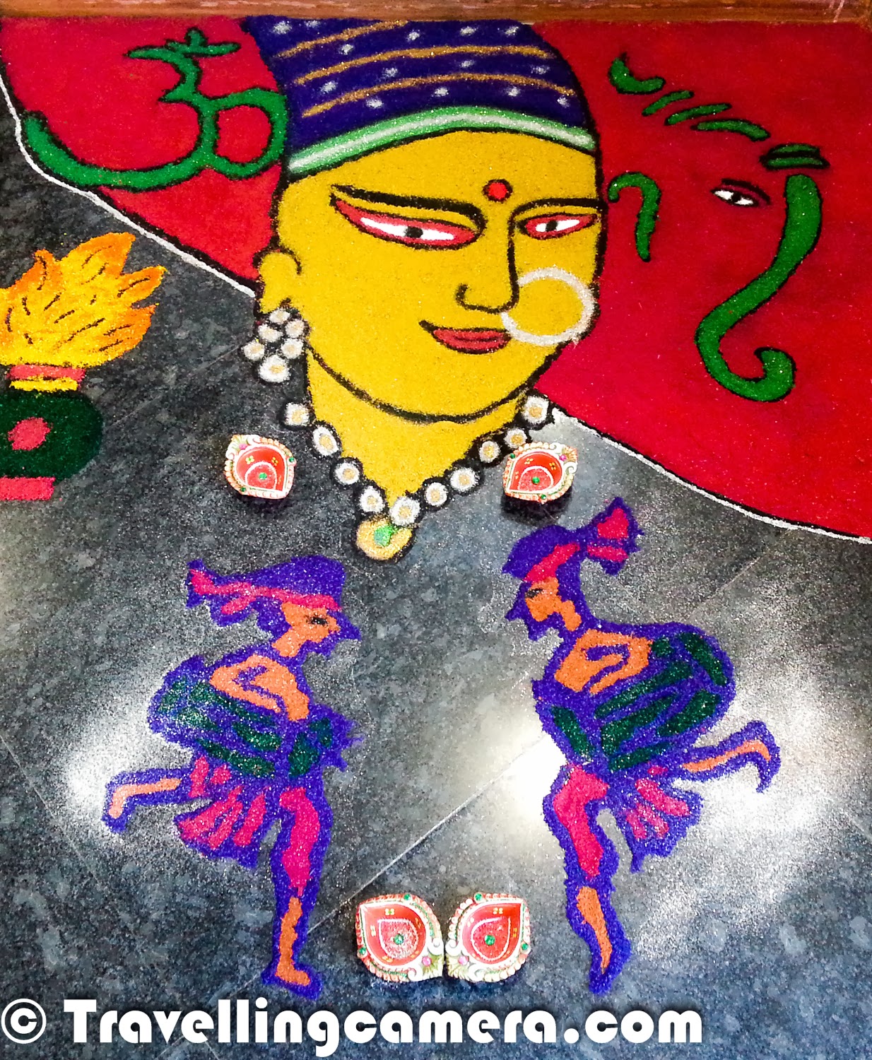 Simple and Beautiful Rangoli Designs for celebrating the Hindu festival ...