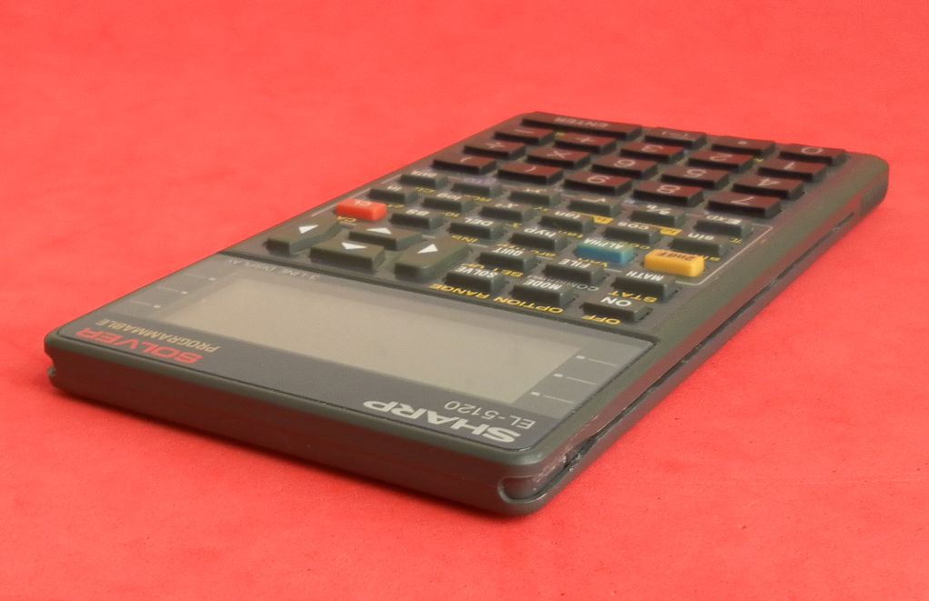 SHARP EL-5120 Programmable Scientific Calculator: SOLVER machine with ENTER key?