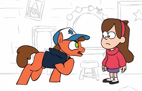 Equestria Daily - MLP Stuff!: Short Animation: Bill Turns Dipper into a ...