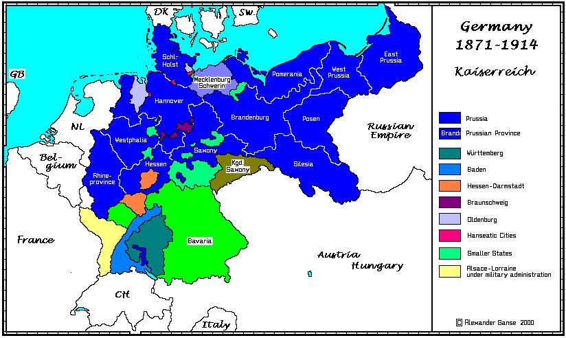 Germany 1830- 1917: Maps