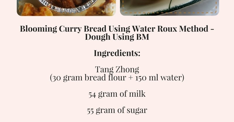 Healthy Bake by Peg's Cottage: UPDATED: BLOOMING CURRY BREAD (WATER ...