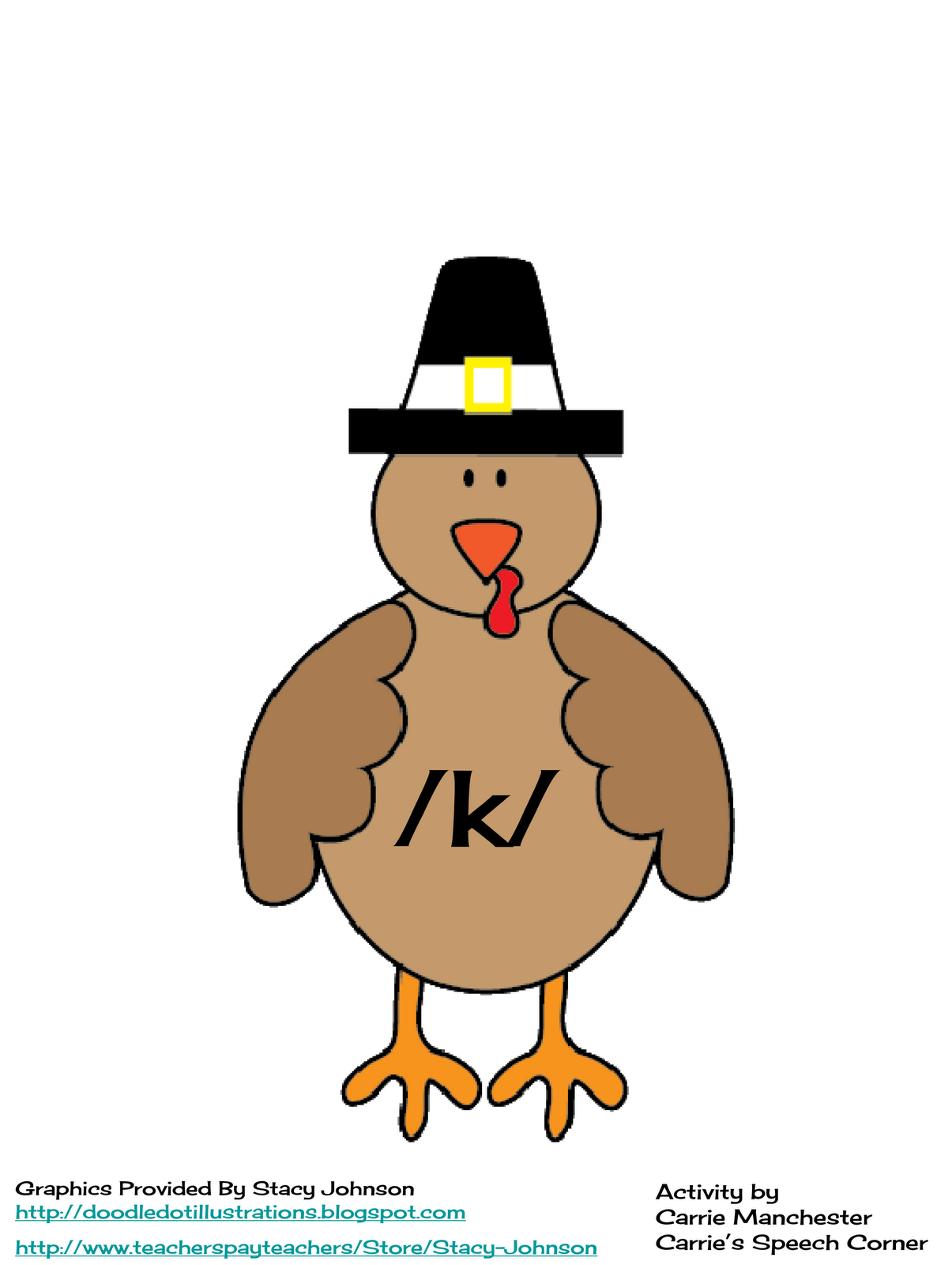 Carrie's Speech Corner: Articulation Turkeys