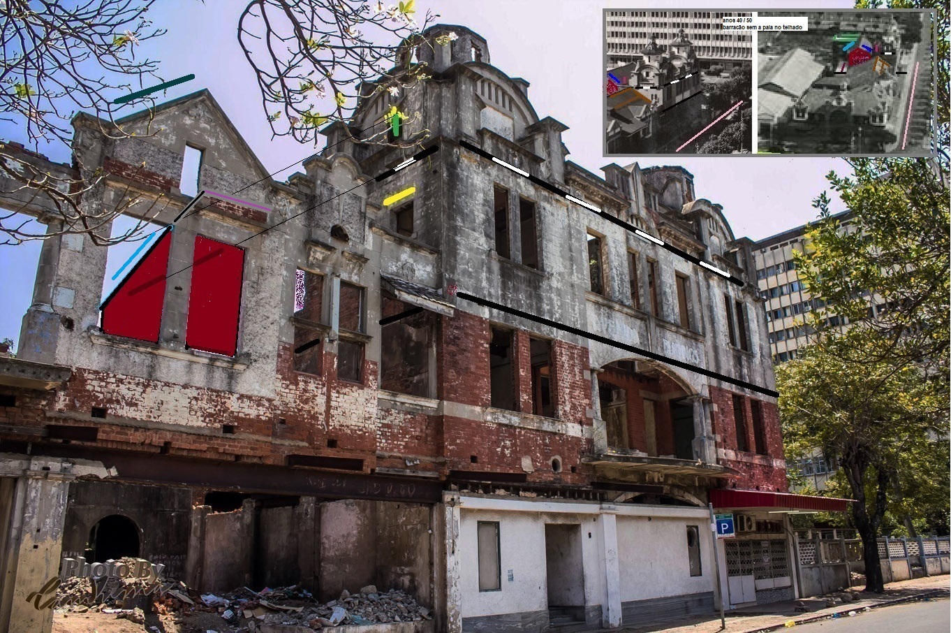 Prédio Pott - mais sobre o barracão na secção norte (9/12)