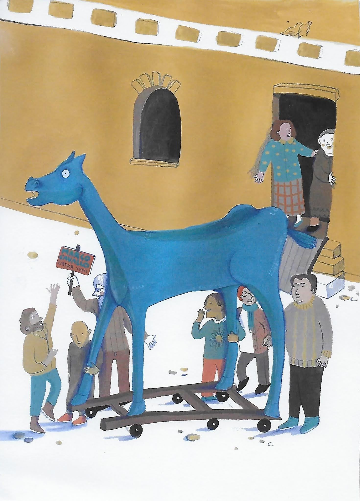 Il dono del sogno di Marco Cavallo.