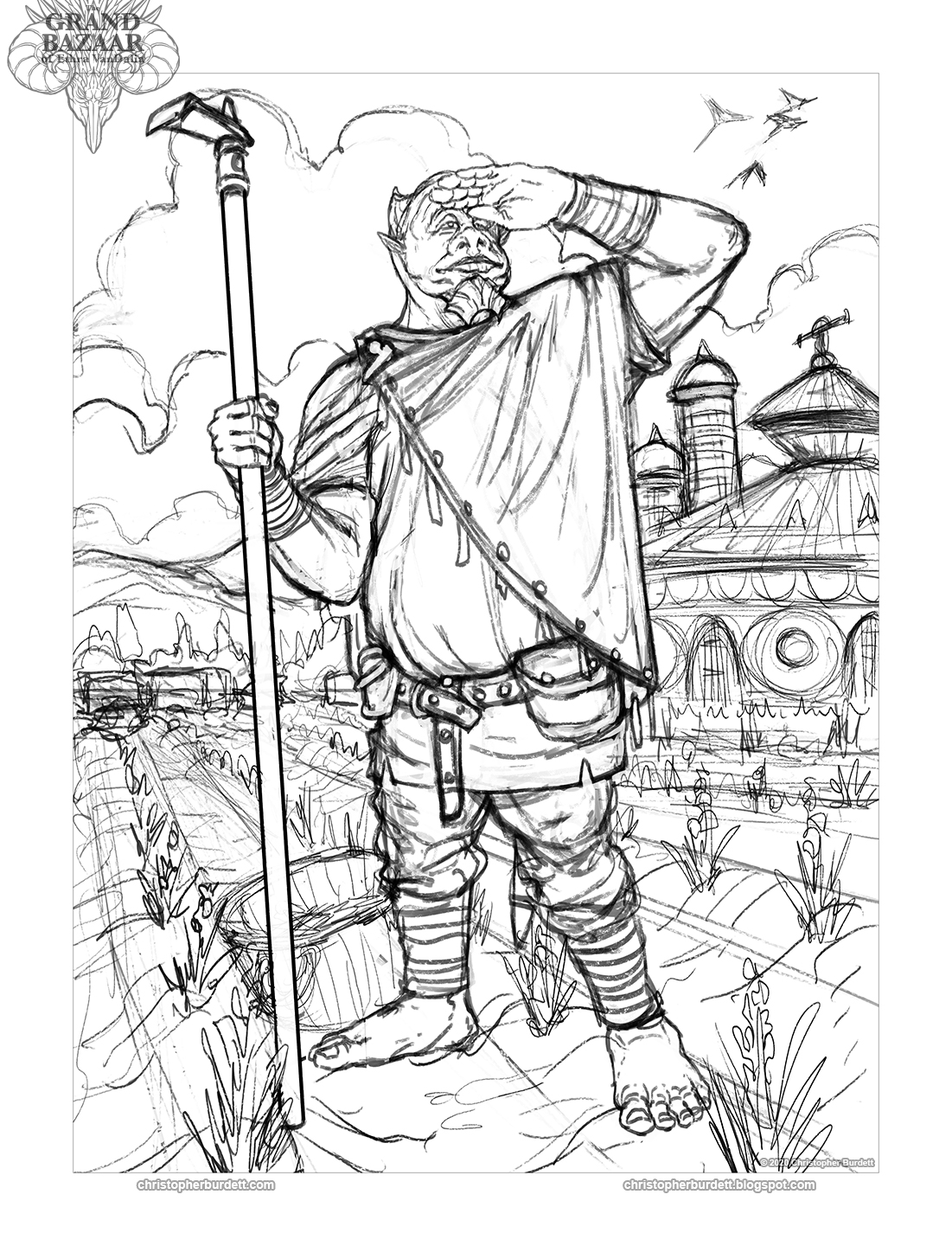 The DOODLES, DESIGNS, and aRT of CHRISTOPHER BURDETT: Ambitious ...