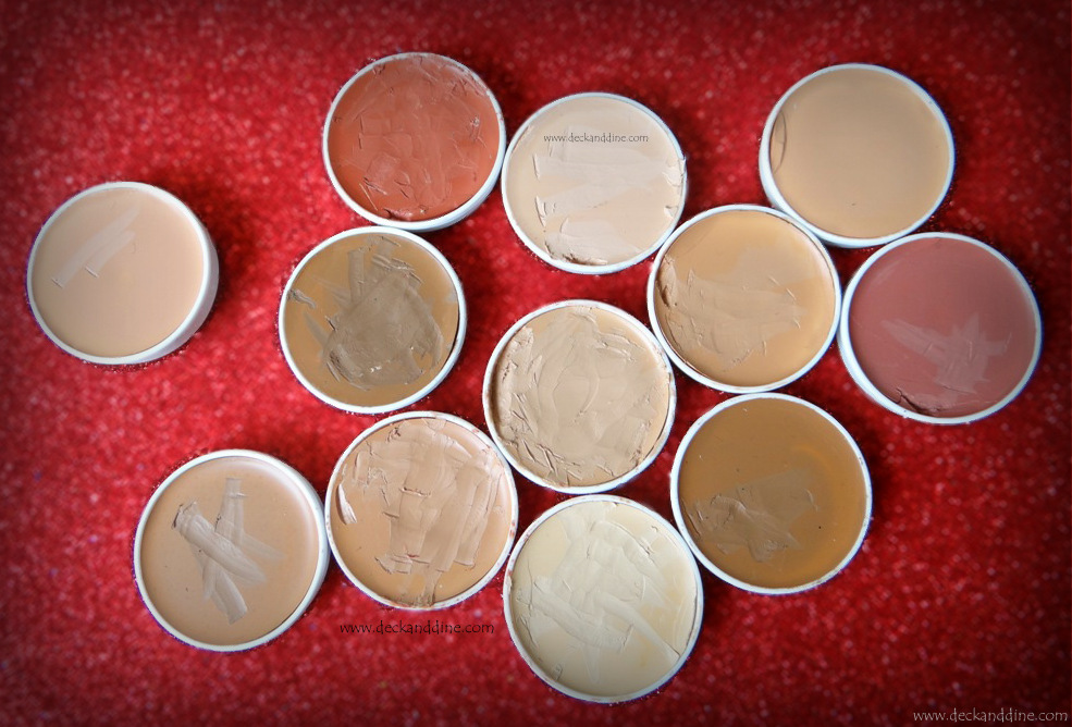 KRYOLAN 12 COLORS DERMACOLOR CAMOUFLAGE CREME PALETTE Review, Swatches ...