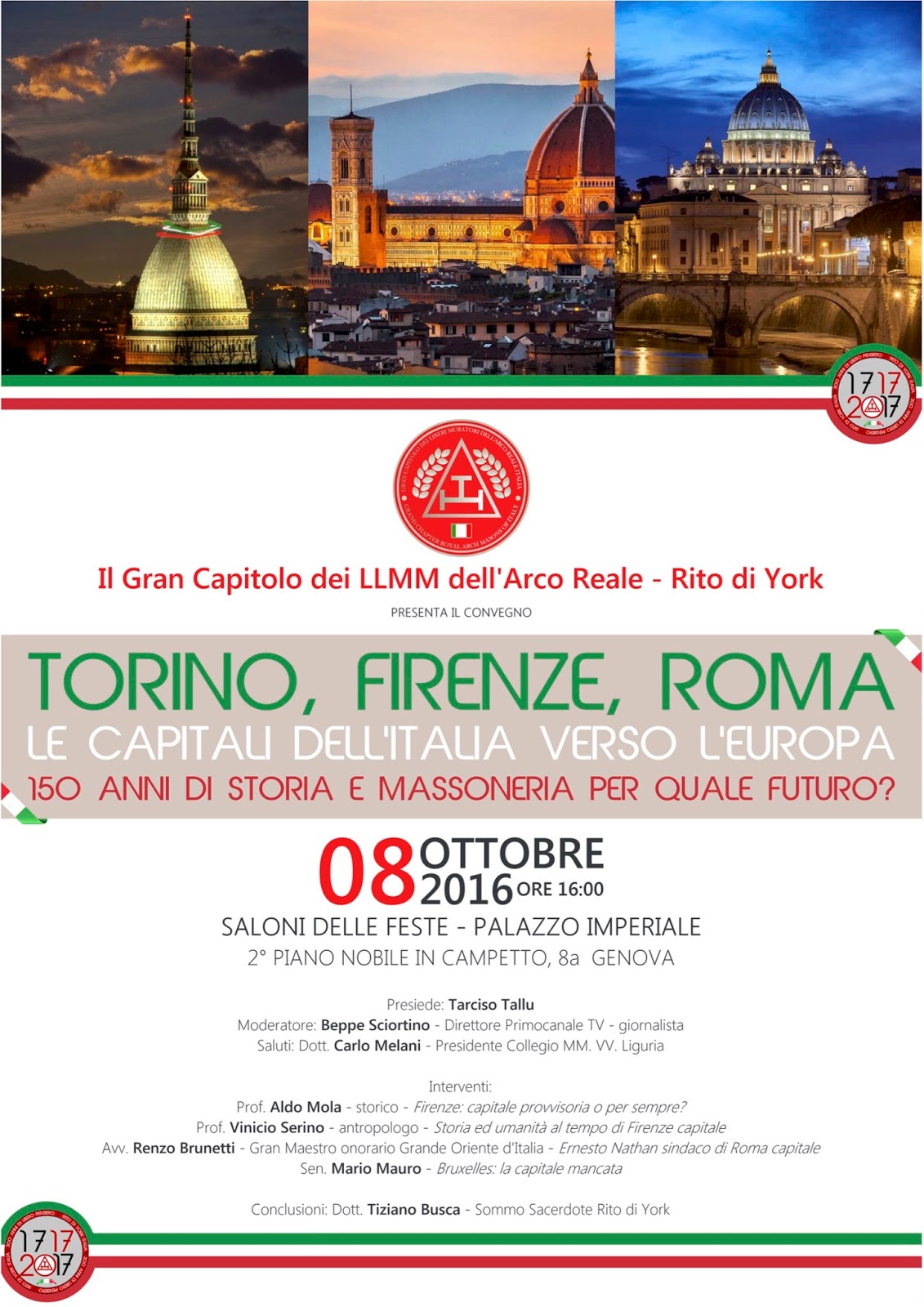 Blog dell'Arco Reale - Rito di York: Le Capitali dell'Italia verso l ...