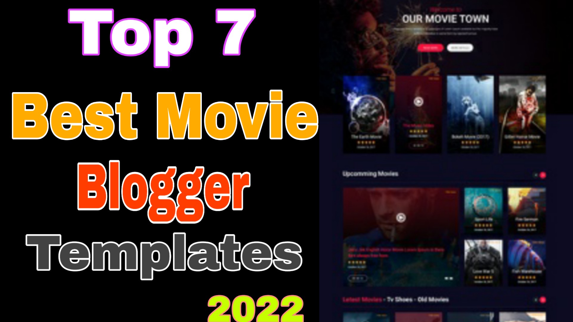 Top 7 Best Blogger Movie Templates And Theme 2022 - Times trap