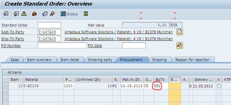 SAP SD : Availability Check – Basics and Customization