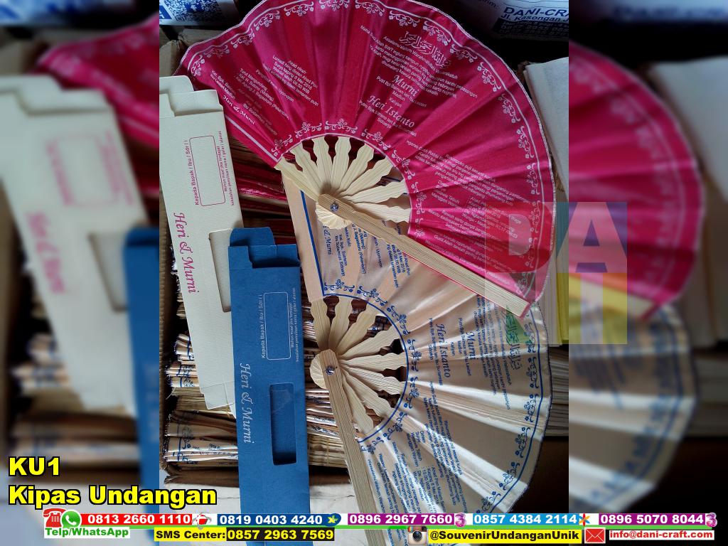 undangan pernikahan, UNDANGAN KIPAS | Souvenir Pernikahan