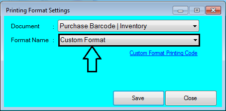 Printing Format and Barcode Settings Help Guide