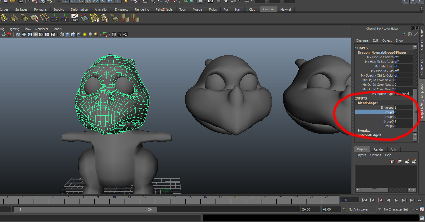 Creating Blend Shapes ~ Santiago Pérez Clavier