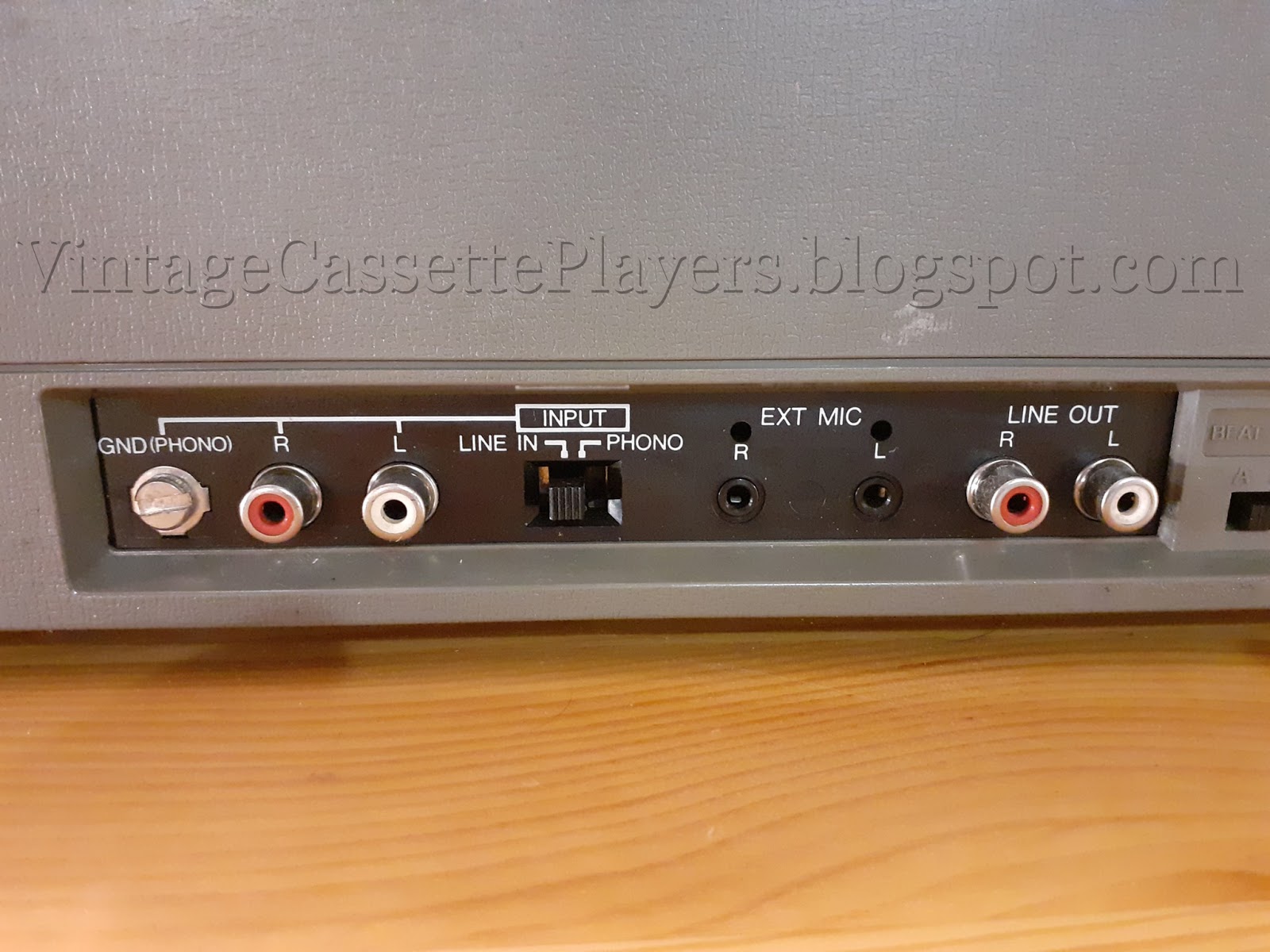 Vintage Cassette Players - Service Manuals: Sharp GF-500Z ...