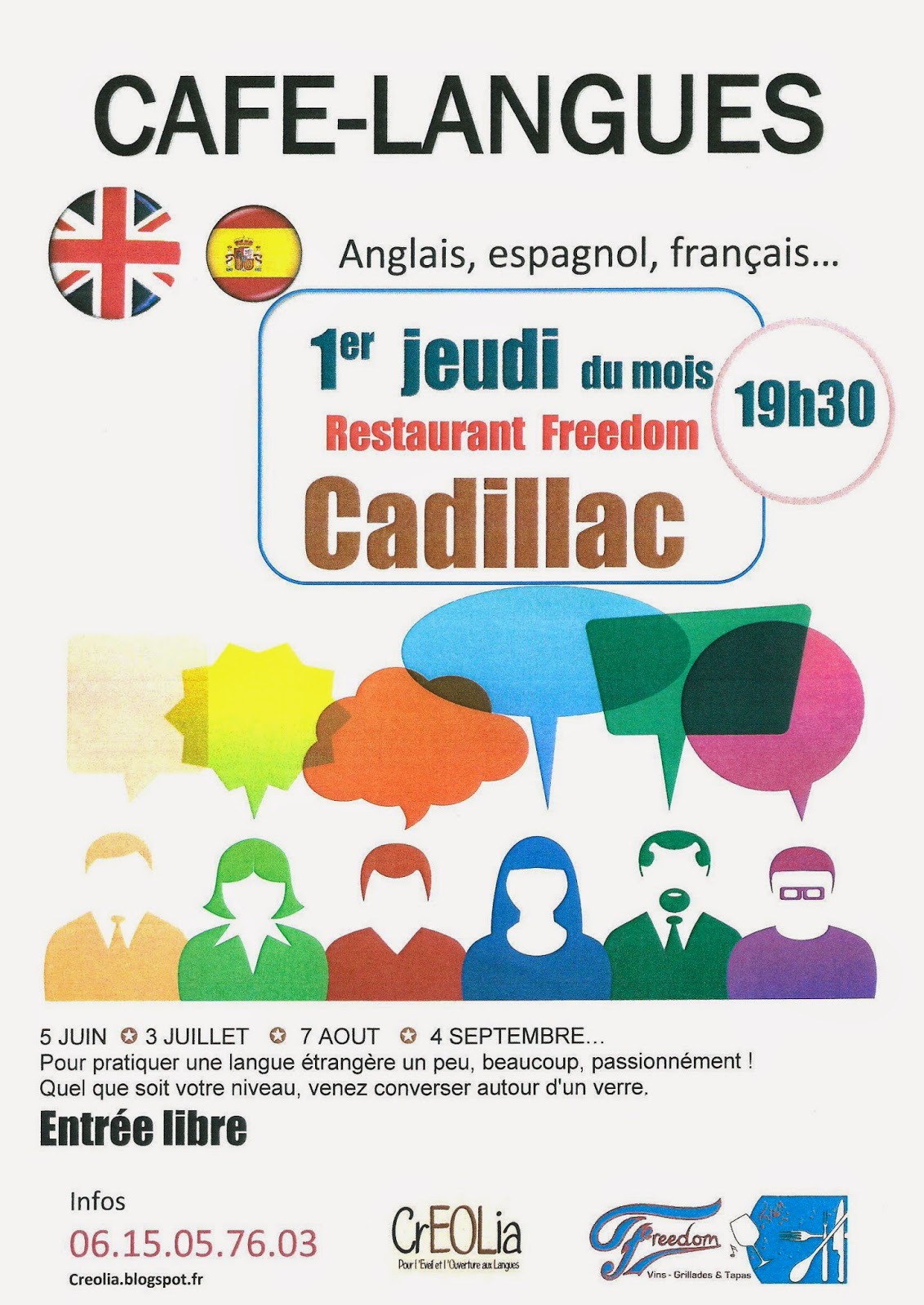 Café des langues d'Août | CrEOLia