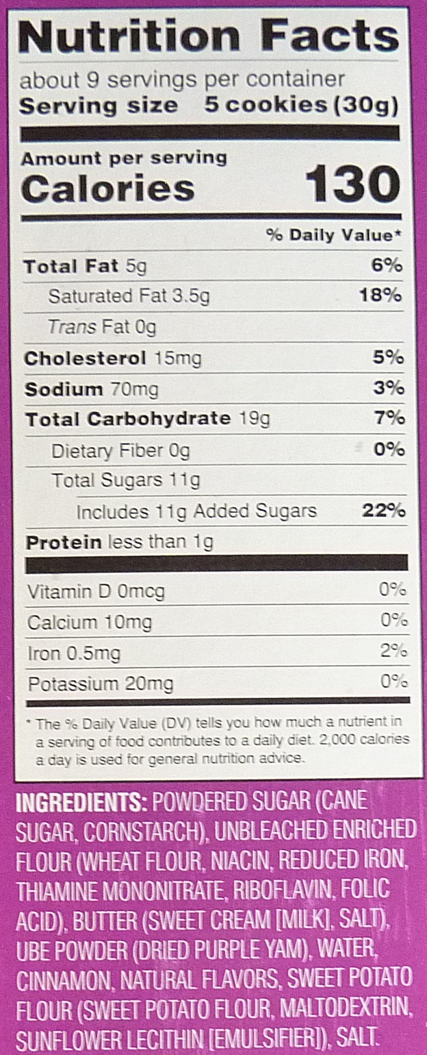 What's Good at Trader Joe's?: Trader Joe's Ube Tea Cookies