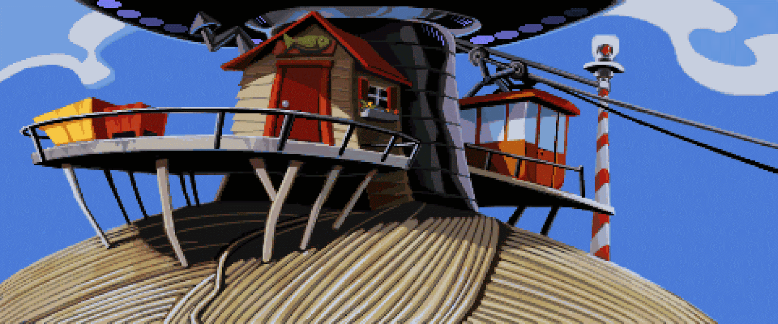 304: Low camera angles in adventure game scenery