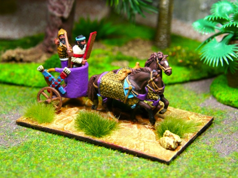 Analogue Hobbies: From IannickM: 28mm Canaanite Chariots (105 points)