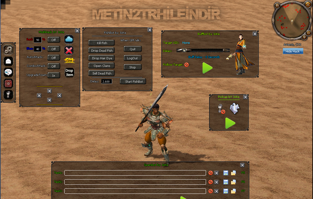 Metin2 TR M2-Xmod v1.1 EXP Bot Hilesi İndir | Metin2 TR Hile indir