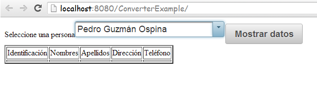 ElSamplio: Converters en JSF