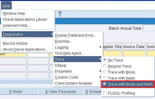 Girly Coding: Oracle - Trace, FND Debug Log, FND Diagnostics