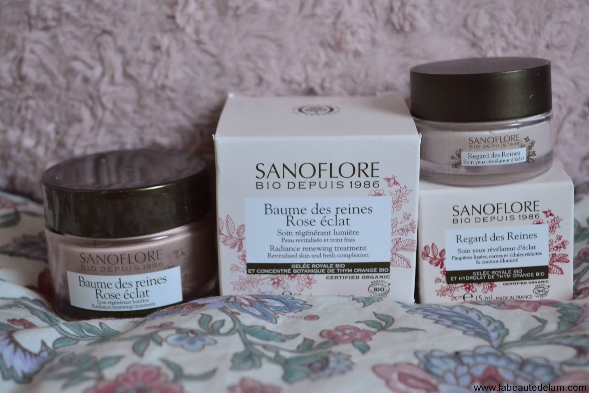 Une peau éclatante avec les soins bio des Reines SANOFLORE